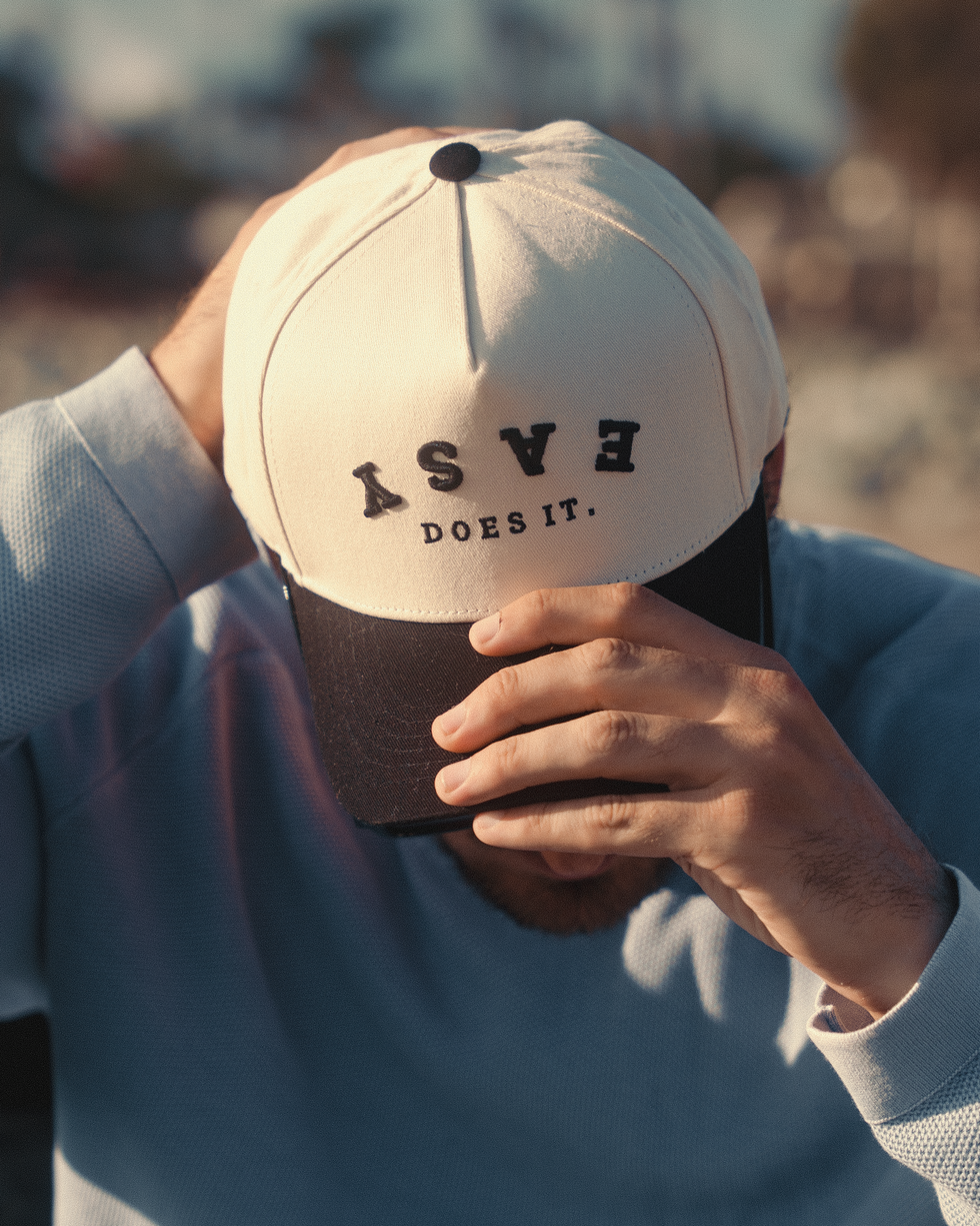 Easy Does It Hat — Black / Off-White – Pine Company Wearables